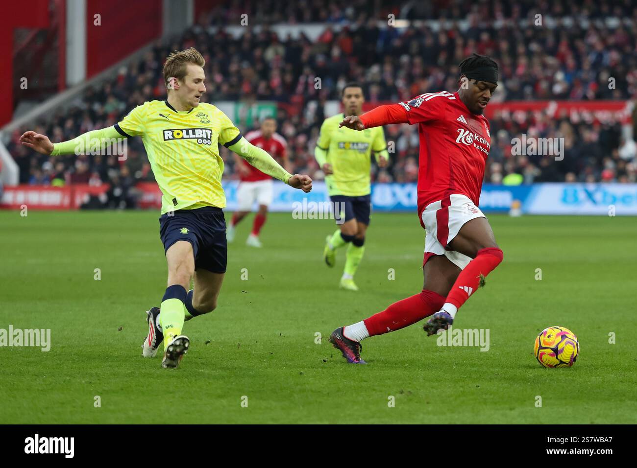Nottingham, UK. 19th Jan, 2025. Nottingham Forest forward Anthony ...