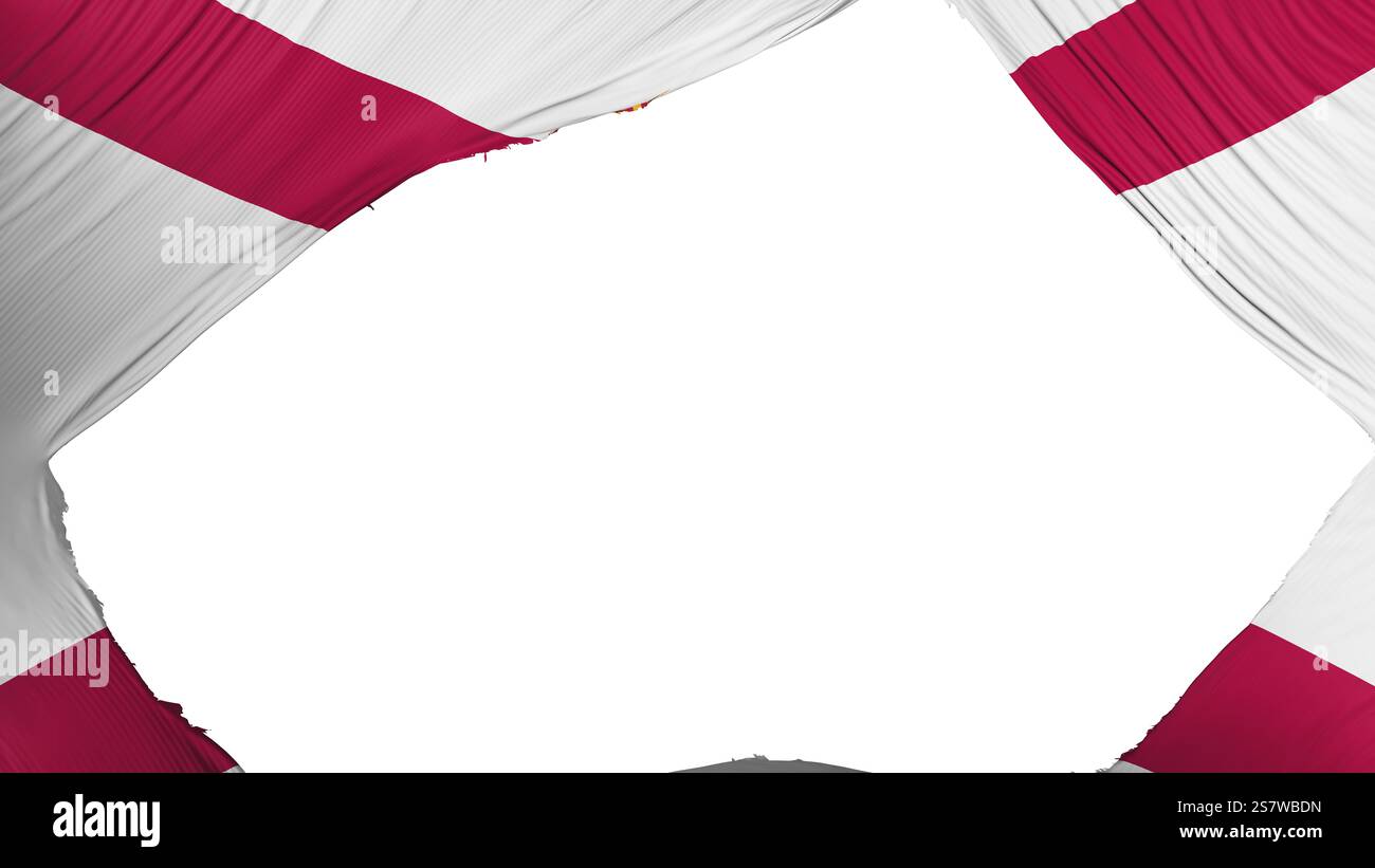 Divided Florida state flag, white background, 3d rendering Stock Photo ...