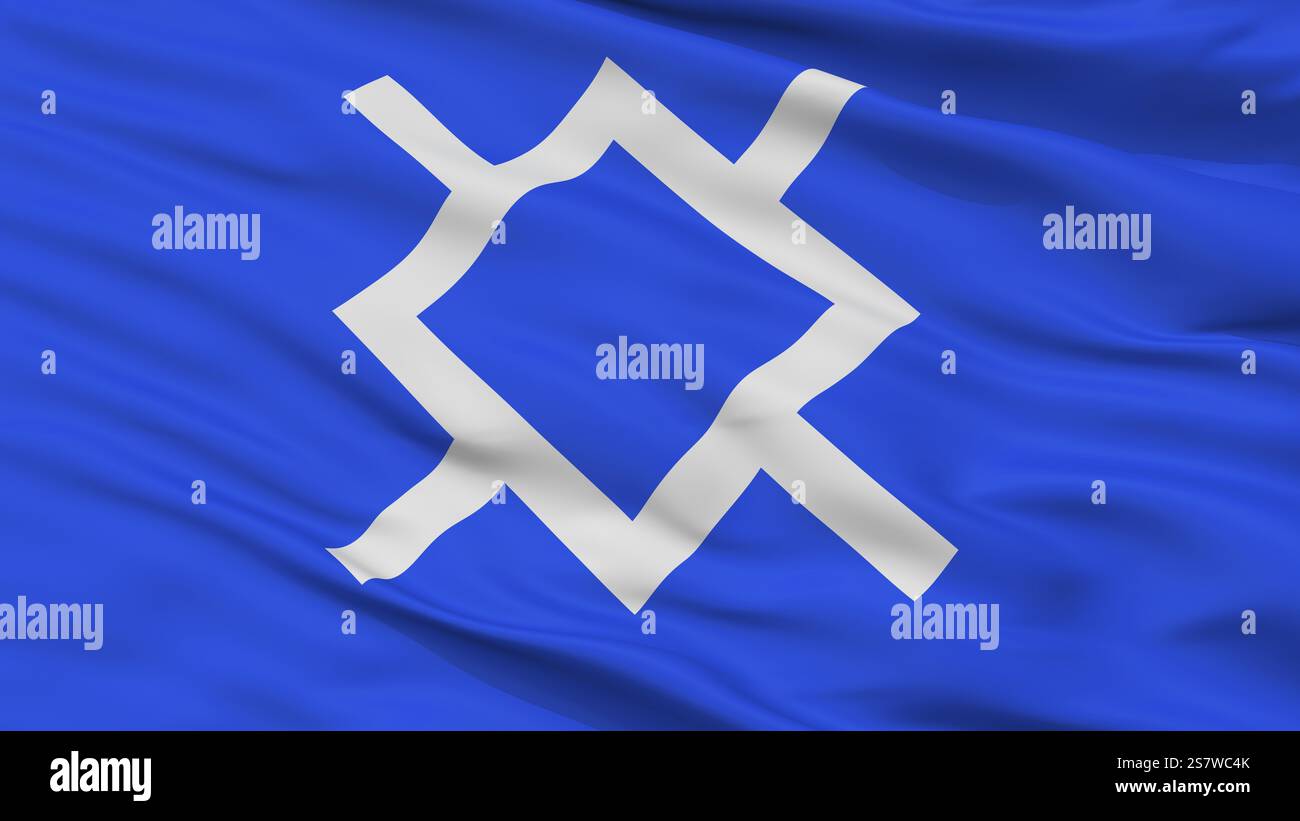 Northern Cheyenne Indian Flag, Closeup View Stock Photo - Alamy