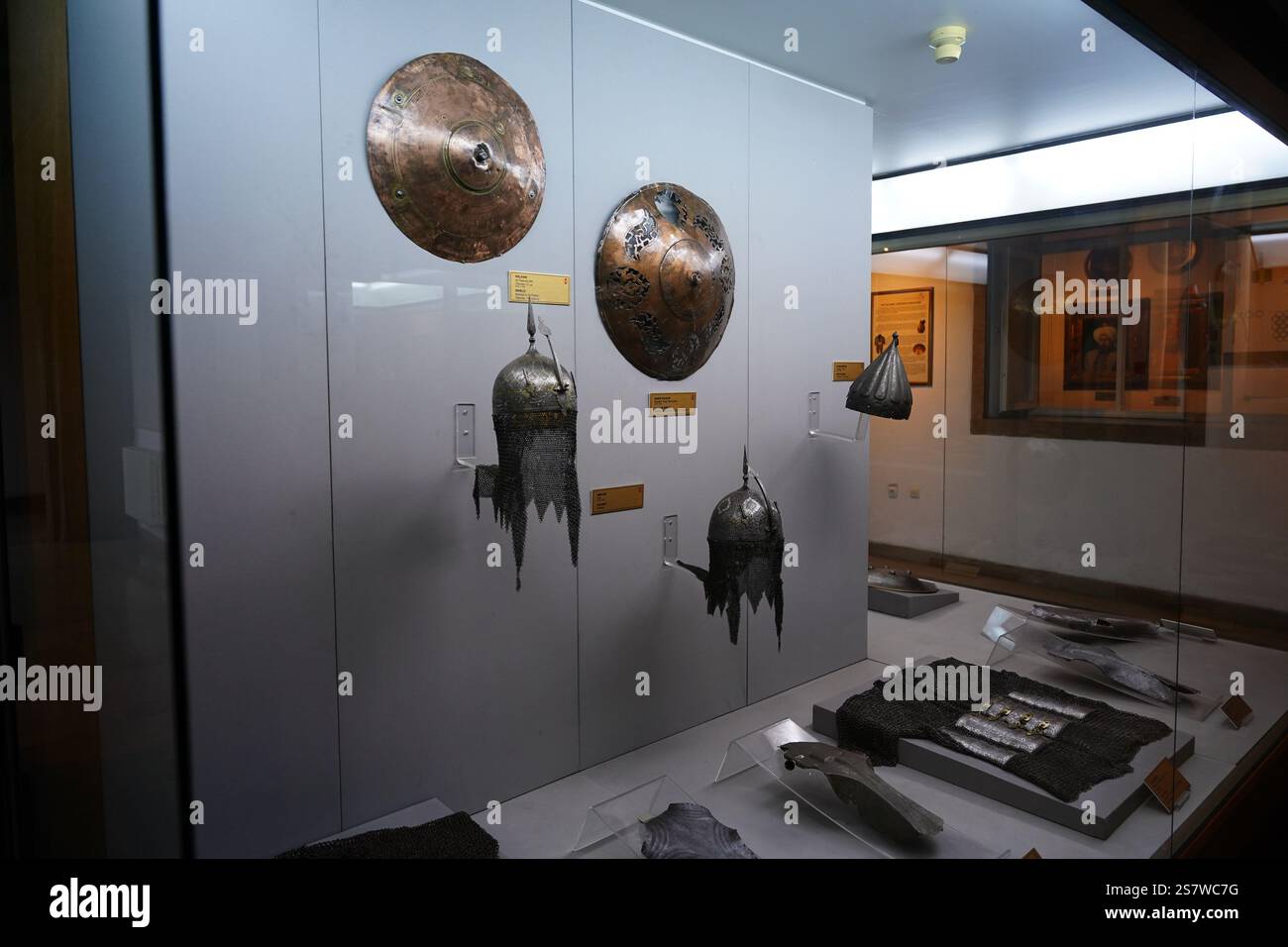 ISTANBUL, TURKIYE - AUGUST 04, 2024: Shields in Istanbul Military ...