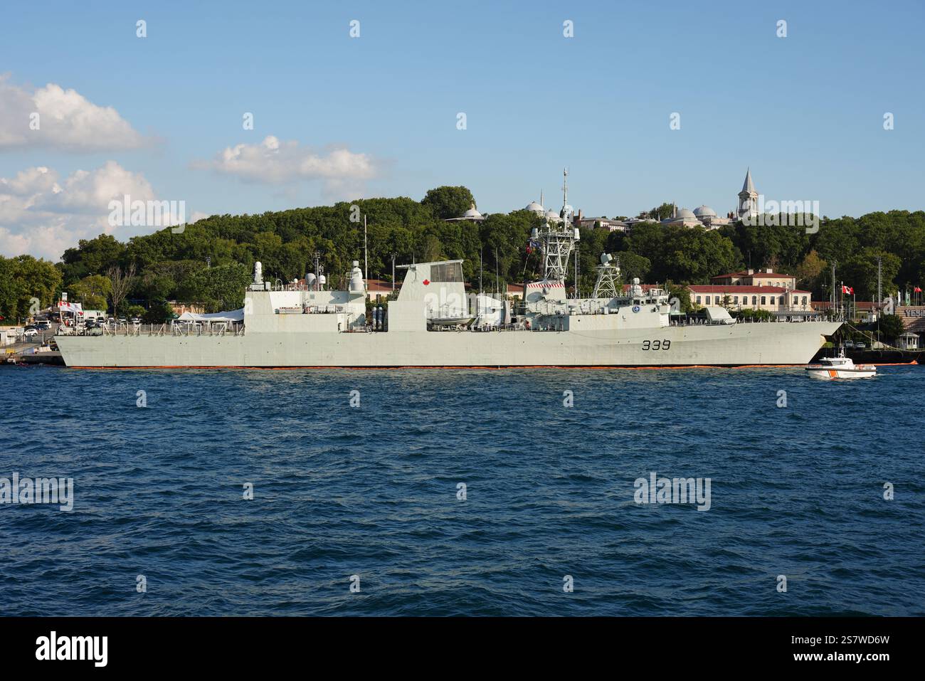 ISTANBUL, TURKIYE - JULY 27, 2024: HMCS Charlottetown FFH 339 Frigate ...