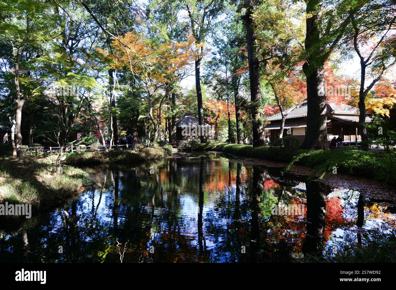 The beautiful Herin temple in Niiza, Saitama, Japan Stock Photo - Alamy