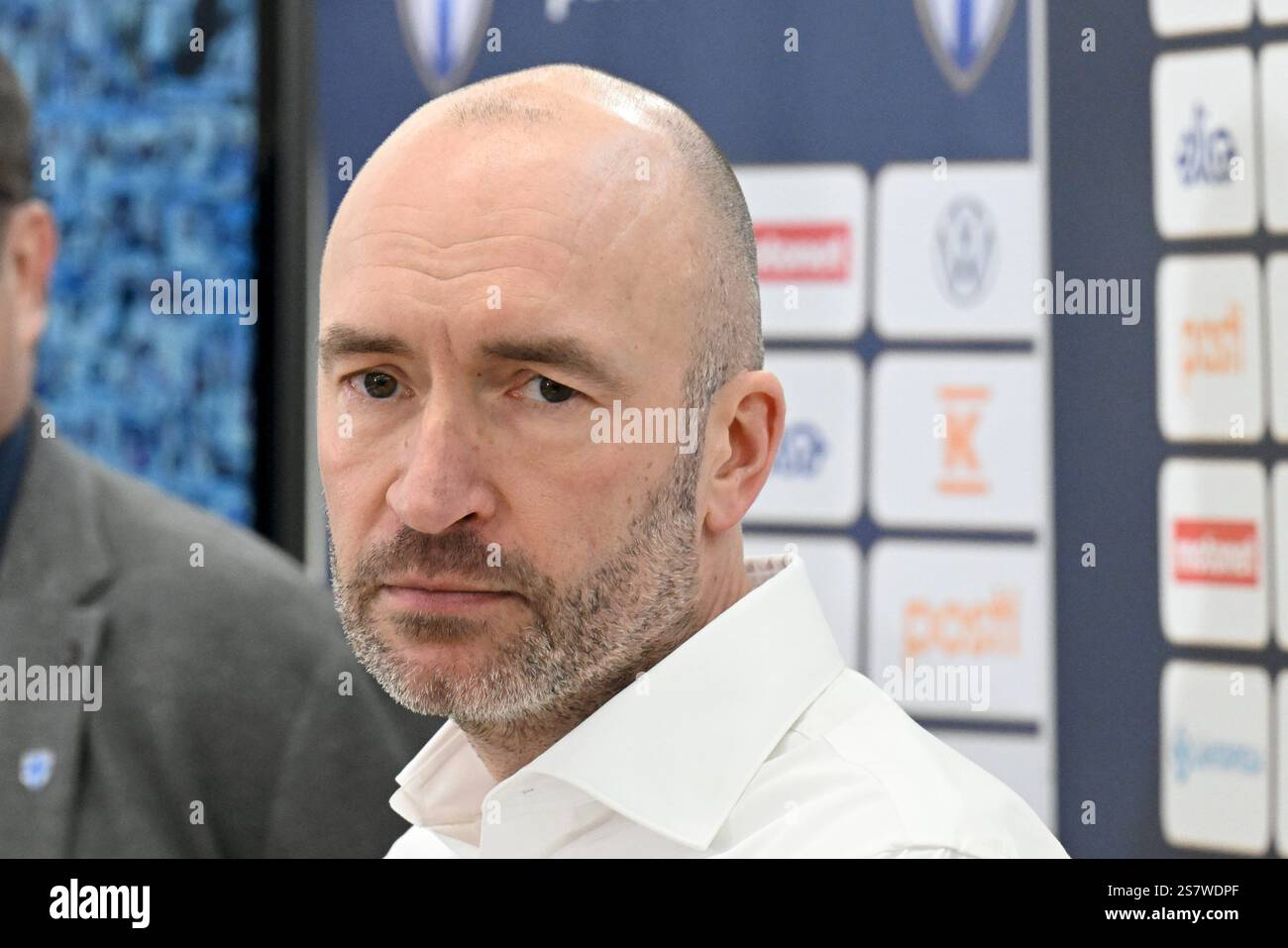 Jacob Friis of Denmark is seen during a press conference of the Finnish ...