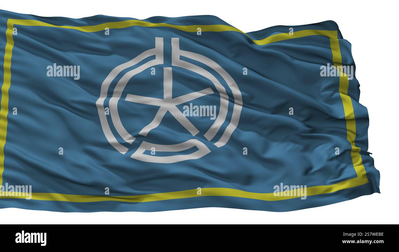 Obihiro City Flag, Country Japan, Hokkaido Prefecture, Isolated On ...
