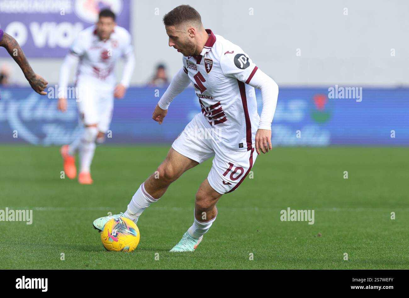 Torino's Nikola Vlasic during the Italian Enilive Serie A soccer match ...