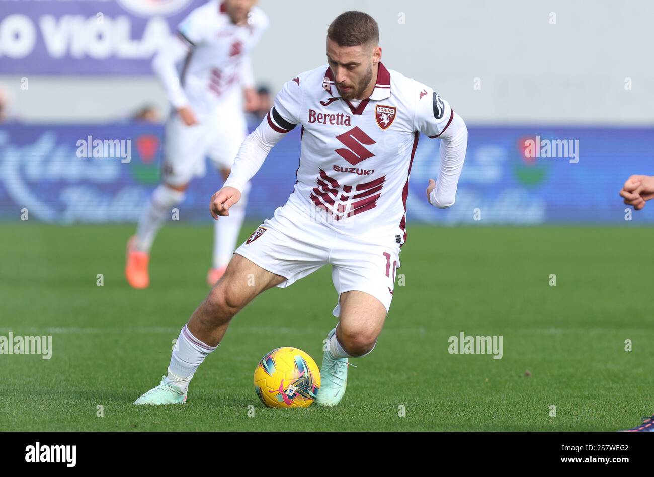 Torino's Nikola Vlasic during the Italian Enilive Serie A soccer match ...
