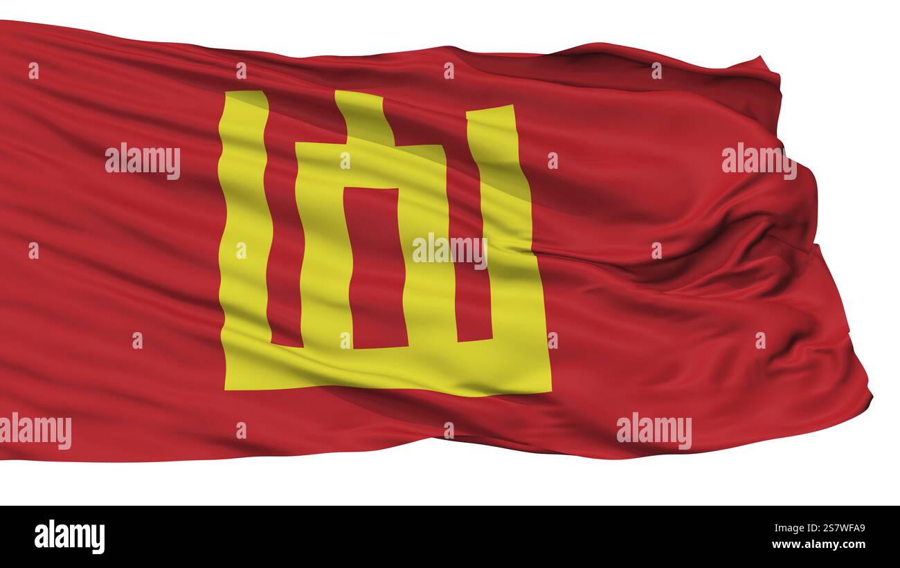 Lithuanian Army Flag, Isolated On White Background Stock Photo - Alamy