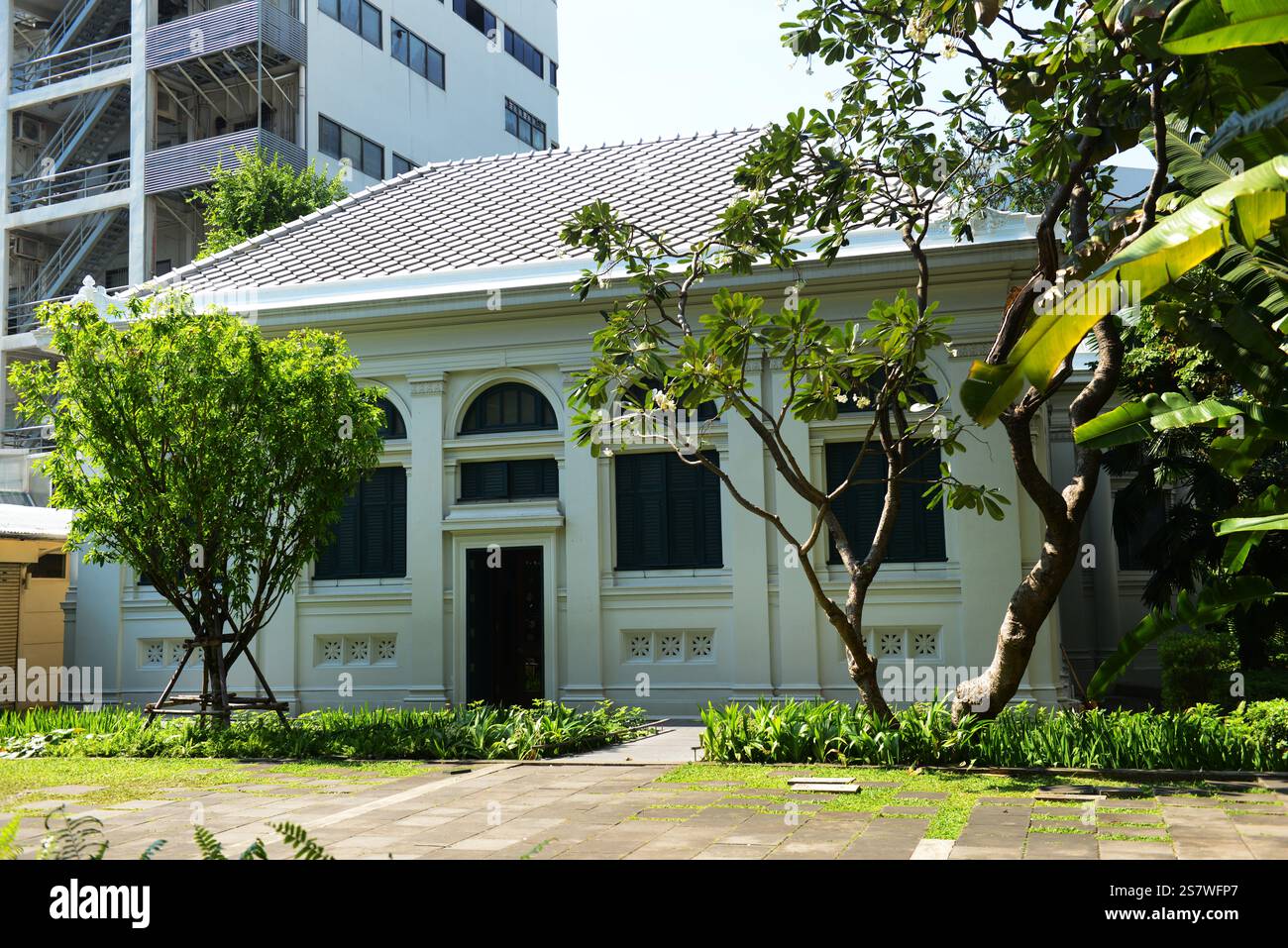 The Neilson Hays Library on Surawong Rd, Bangkok, Thailand Stock Photo ...