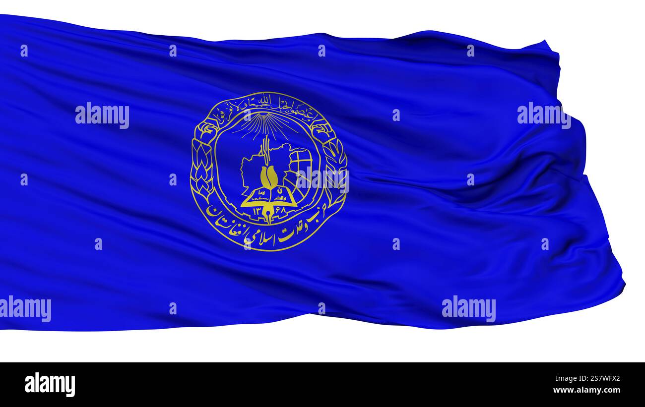 Hezbe Wahdat Flag, Isolated On White Background Stock Photo - Alamy