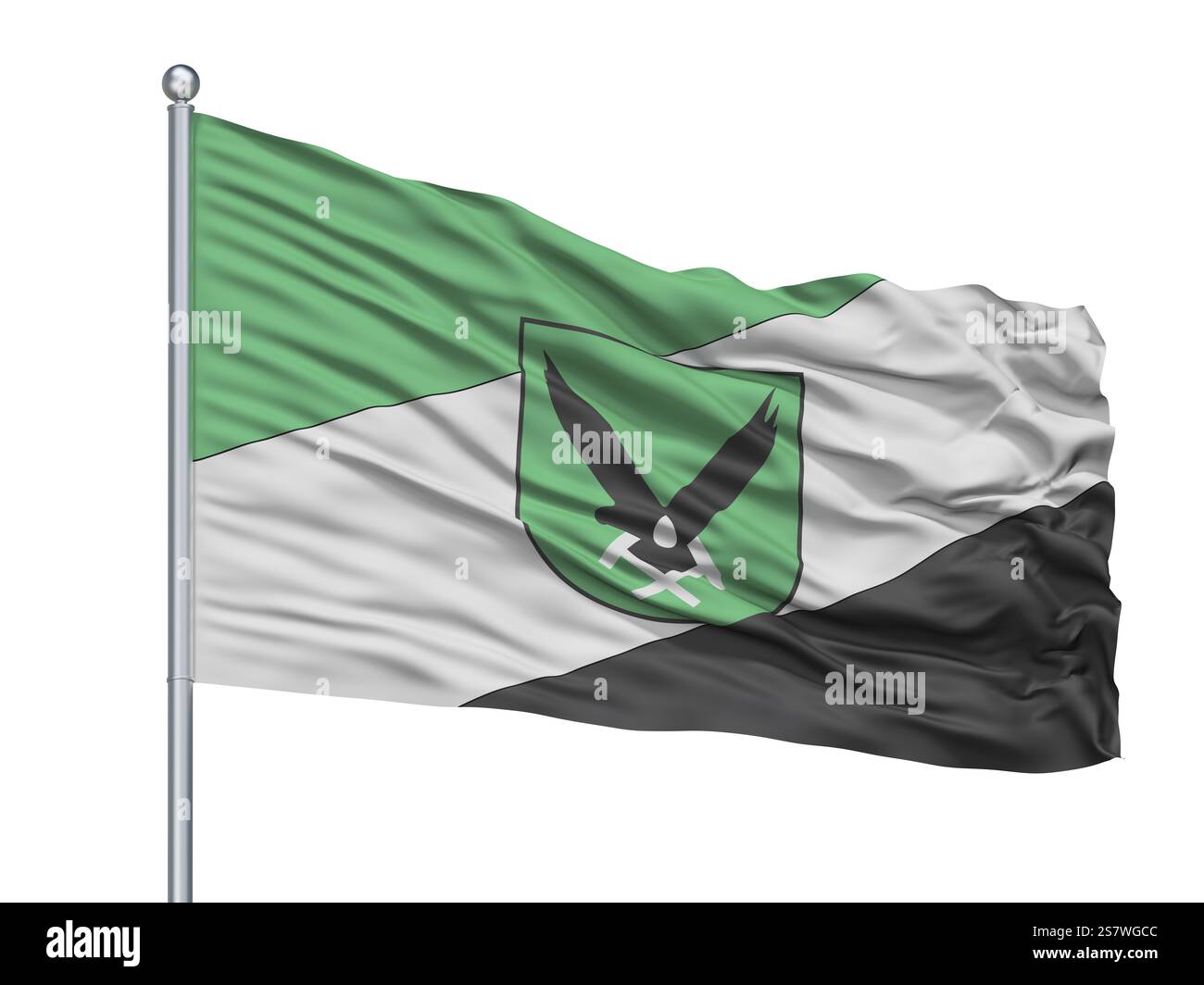 Flag of the city of gdansk Cut Out Stock Images & Pictures - Alamy