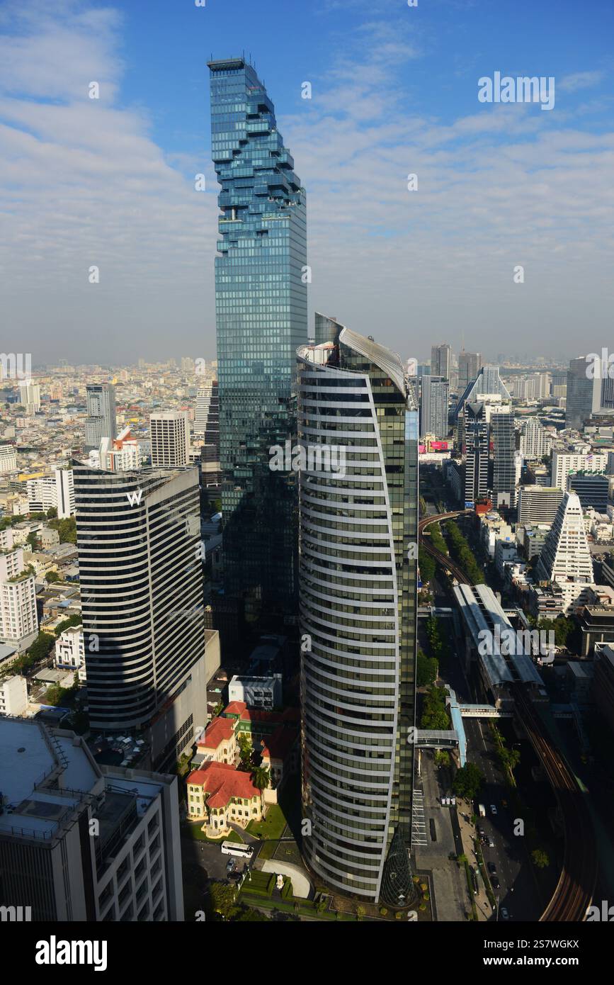 The ultra modern MahaNakhon Skyscraper in Bangkok, Thailand Stock Photo ...