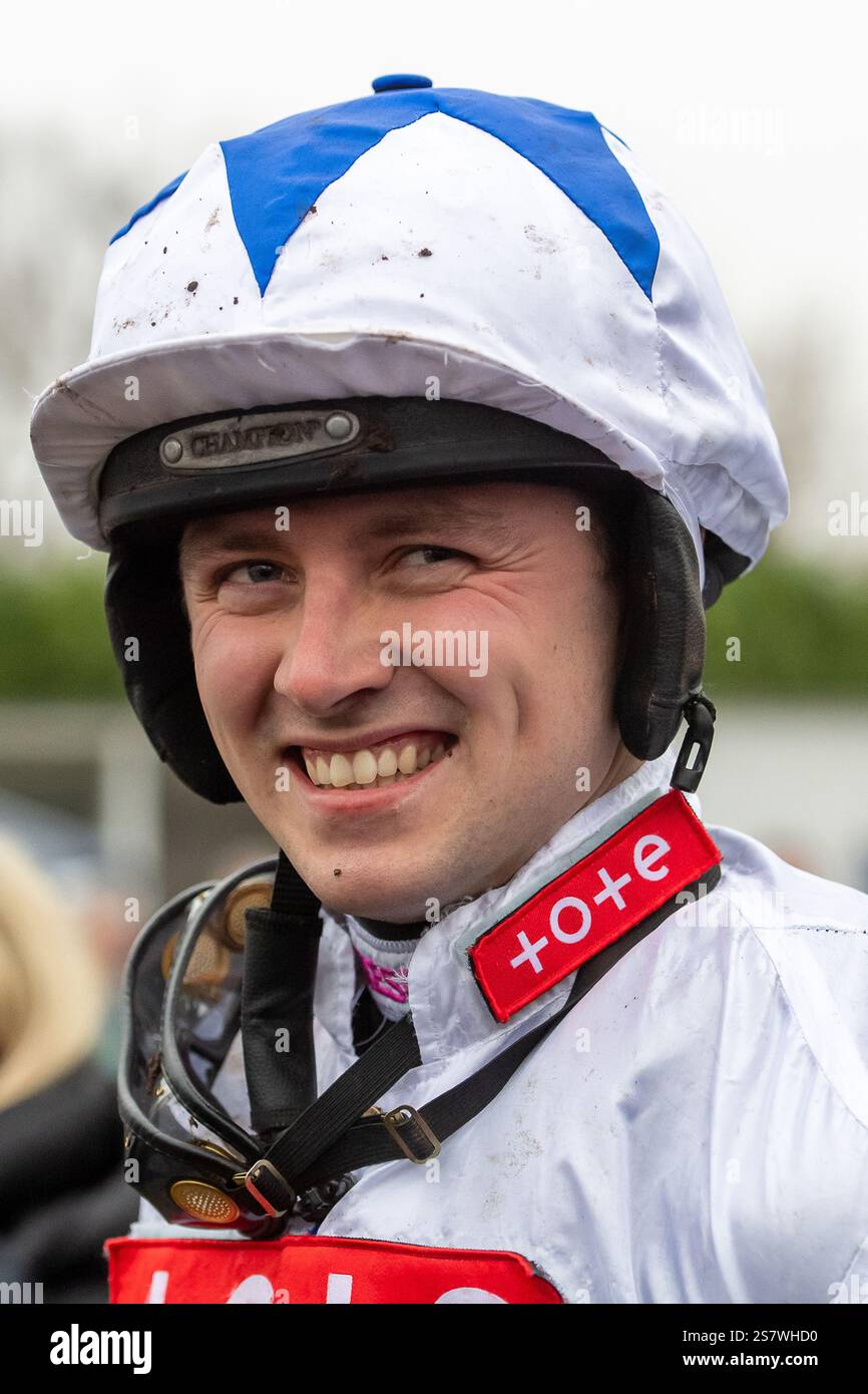 Windsor, Berkshire, UK. 19th January, 2025. Jockey Liam Harrison. TITAN ...