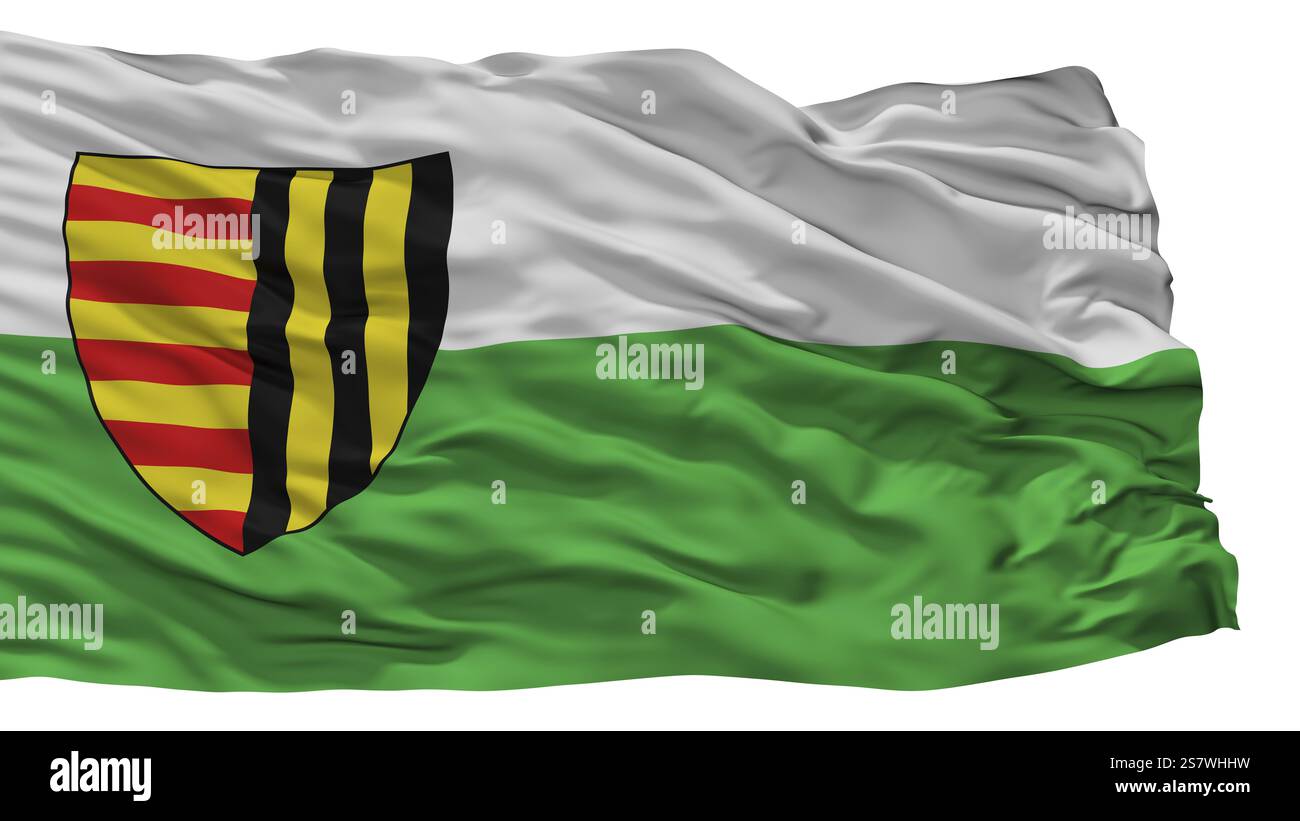 Bree City Flag, Country Belgium, Isolated On White Background Stock ...