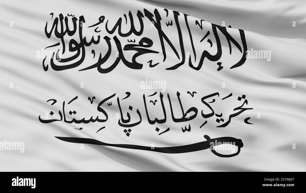 Taliban flag Black and White Stock Photos & Images - Alamy