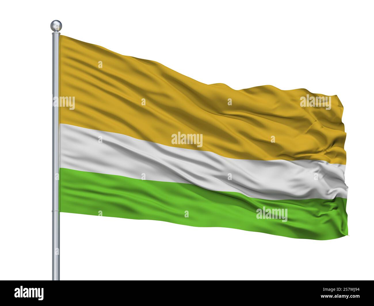 Acacias City Flag On Flagpole, Country Colombia, Meta Department ...