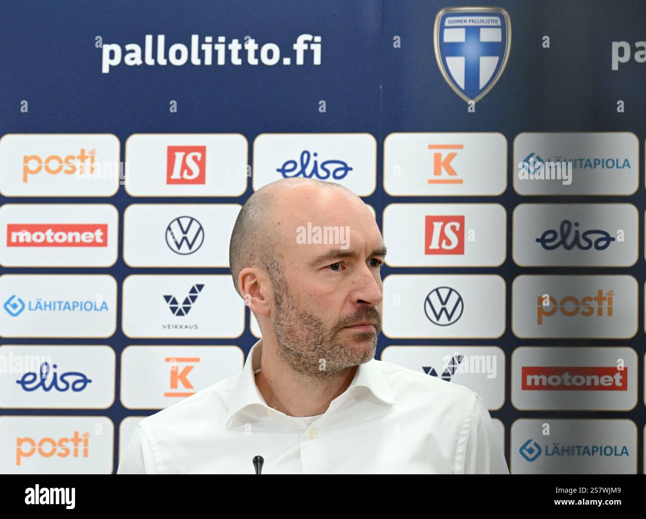 Helsinki, Finland. 20th Jan, 2025. Jacob Friis of Denmark is seen ...