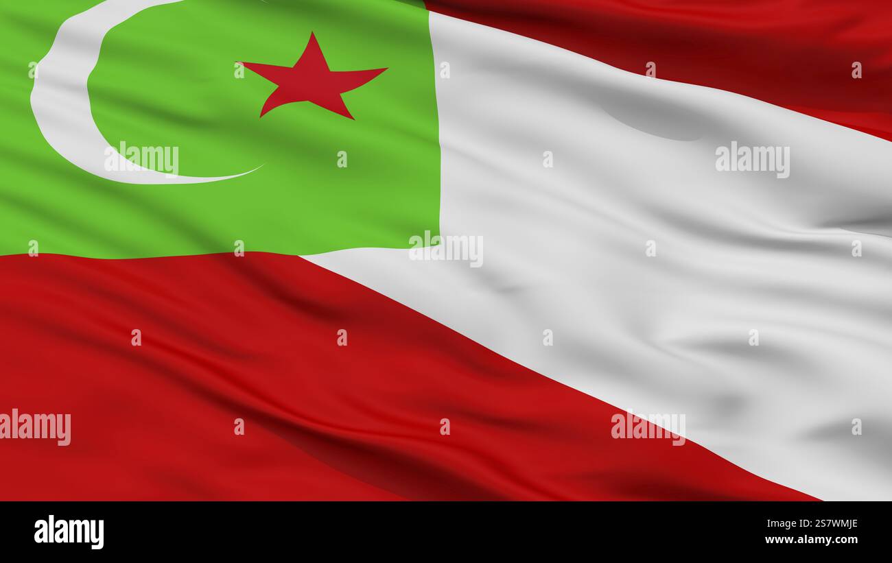 Bandera Confederats Seminola Indian Flag, Closeup View Stock Photo - Alamy