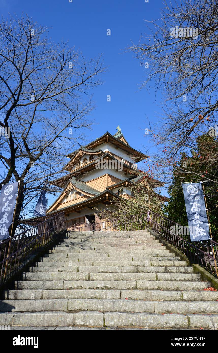 The Takashima Castle in Nagano prefecture, Japan Stock Photo - Alamy