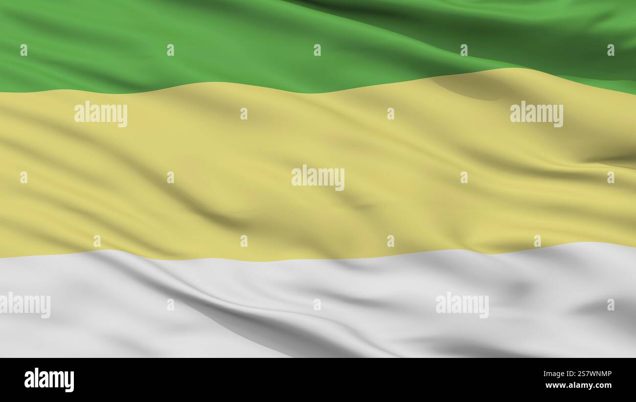 Salamina City Flag, Country Colombia, Magdalena Department, Closeup ...
