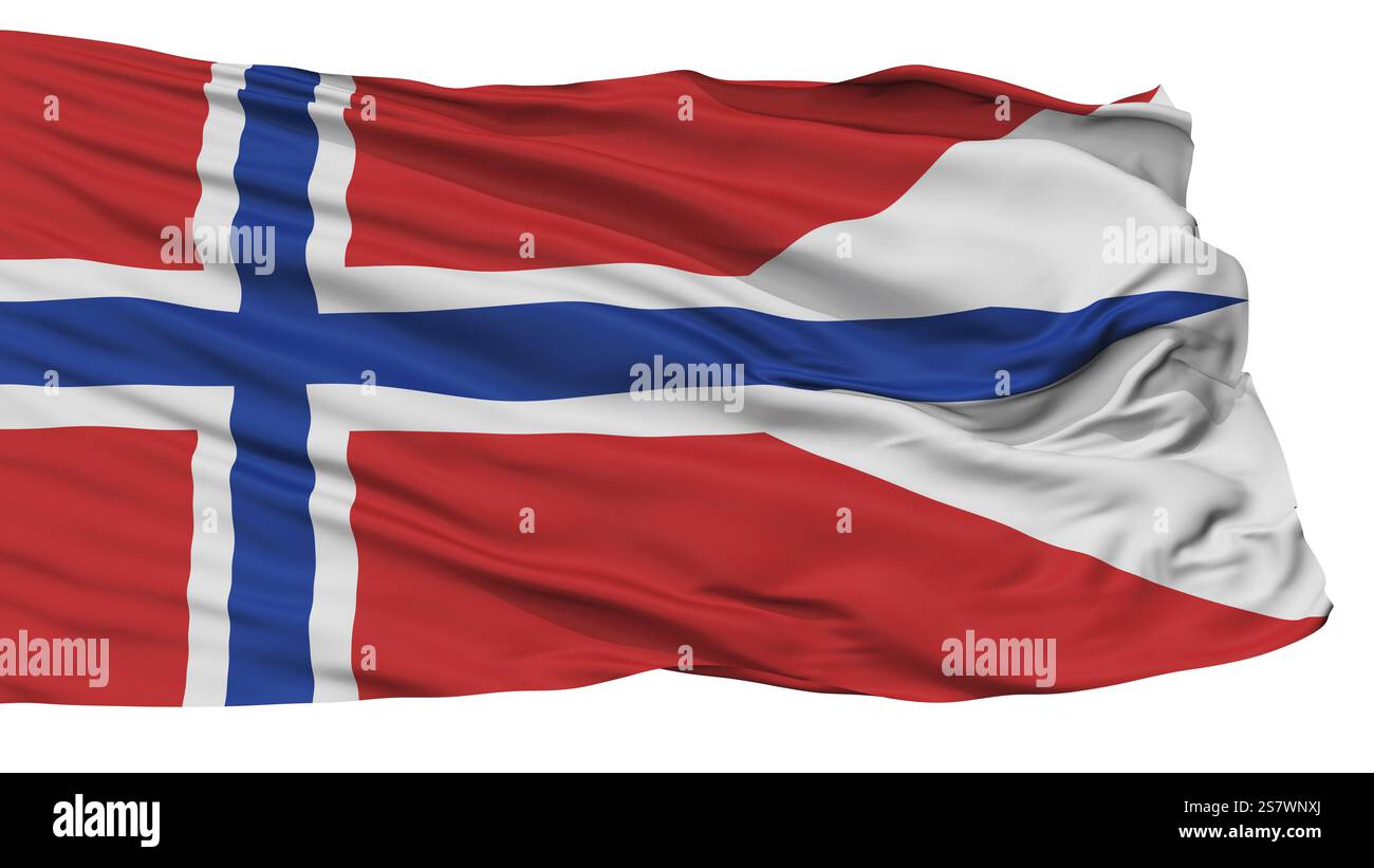 Norway State Flag, Isolated On White Background Stock Photo - Alamy
