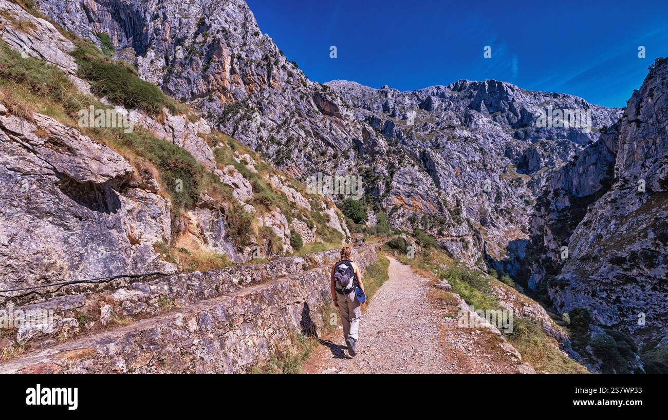 Ruta del Cares, Cares Trail Trekking Path, Picos de Europa National ...