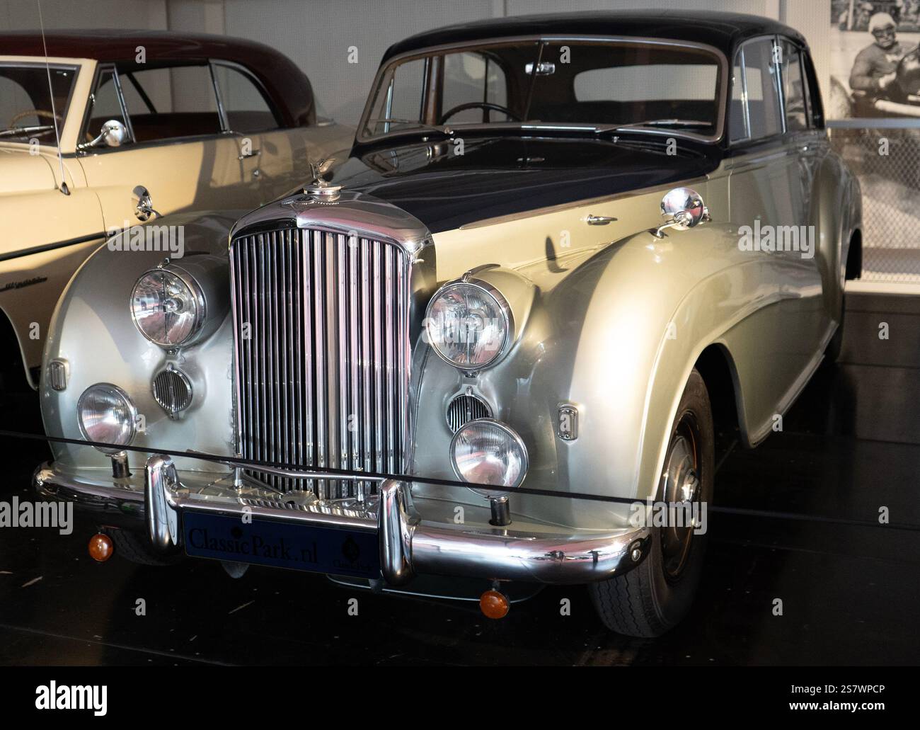 A 1950 Bentley Mk V1 HJ Mulliner Lightweight at The Classic Park Car ...