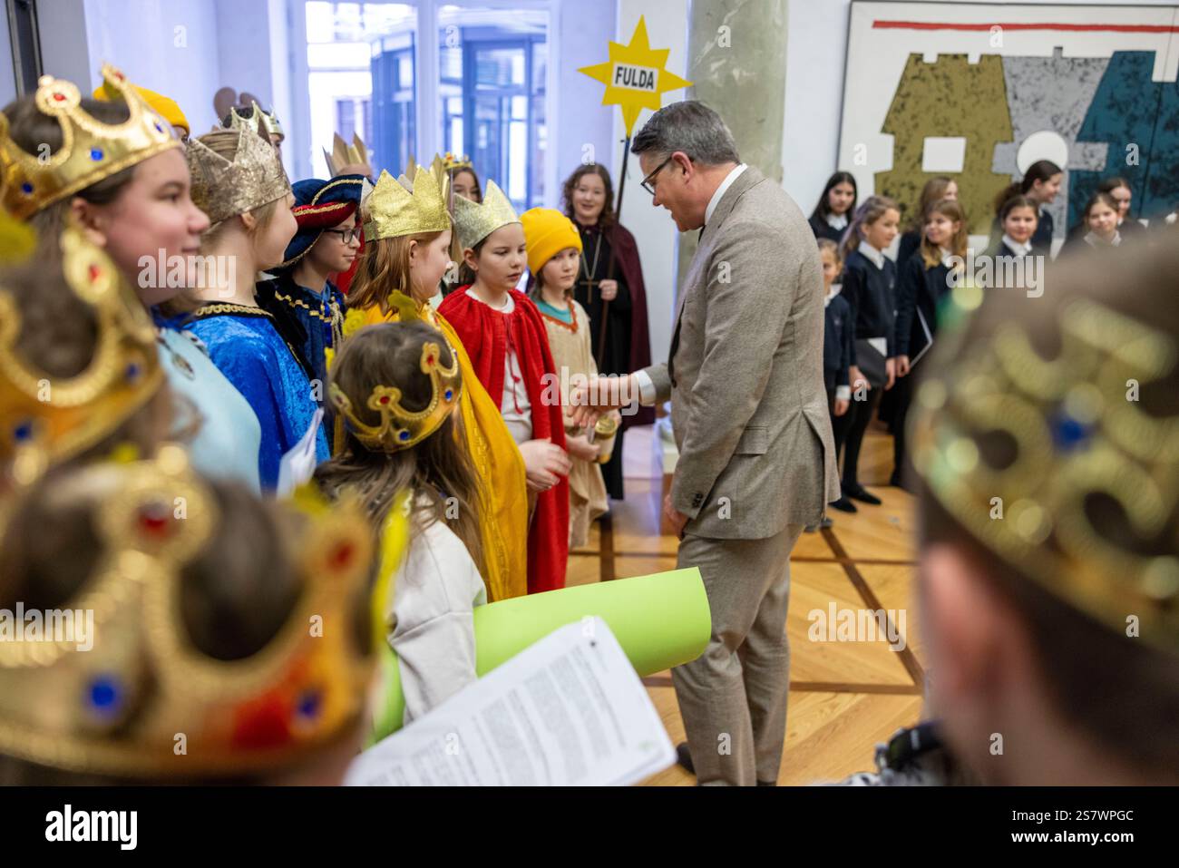 20 January 2025, Hesse, Wiesbaden: Hesse's Minister President Boris ...