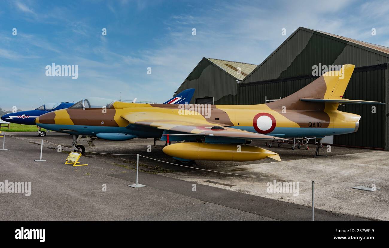 A Hawker Hunter FGA.78 in Qatari Air Force colours at Yorkshire Air ...