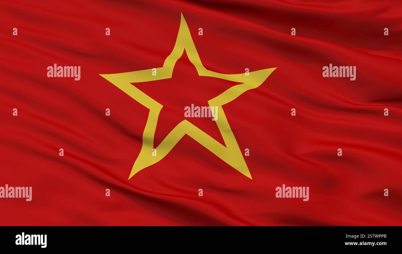 Red Army Flag, Closeup View Stock Photo - Alamy