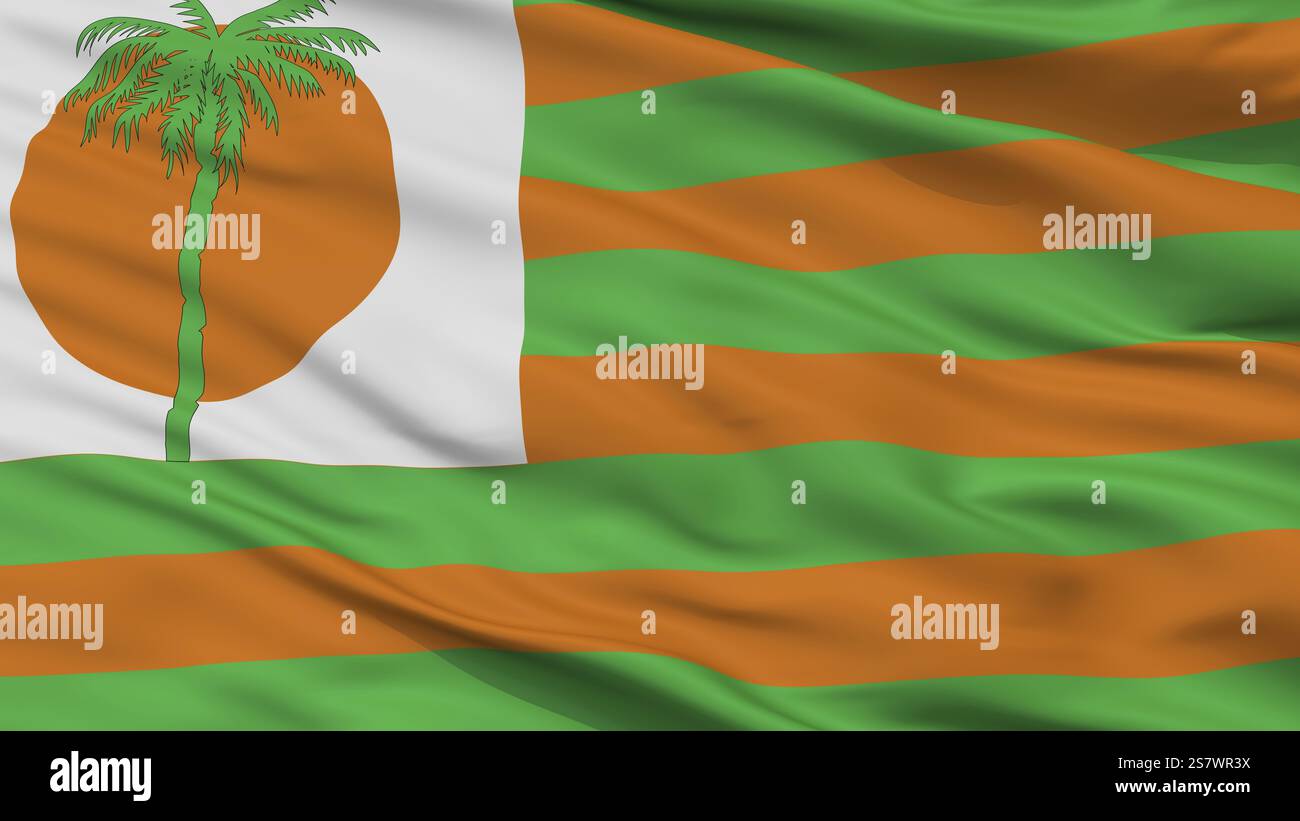 Fuente De Oro City Flag, Country Colombia, Meta Department, Closeup ...