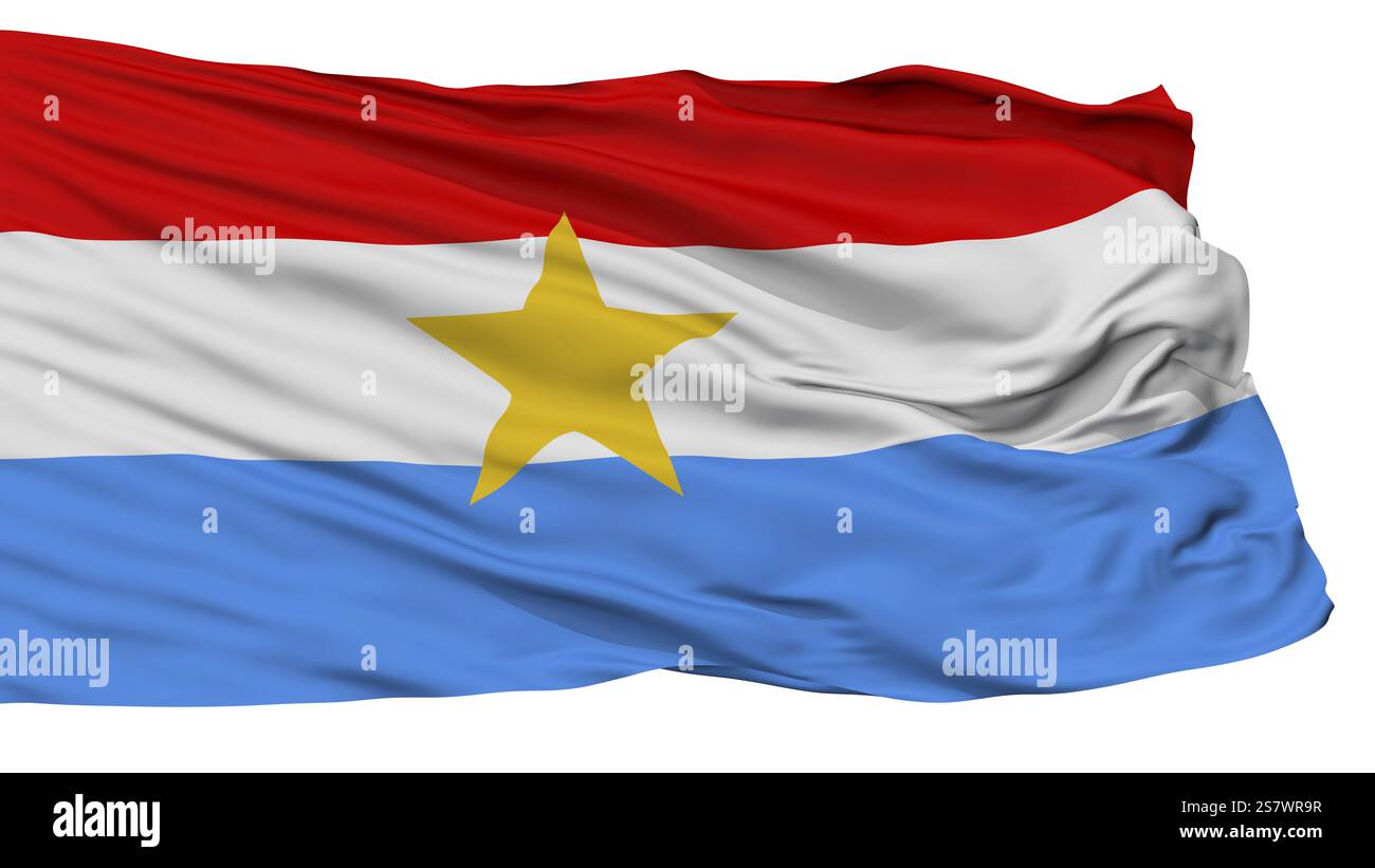 Myanmar Armed Forces Flag, Isolated On White Background Stock Photo - Alamy