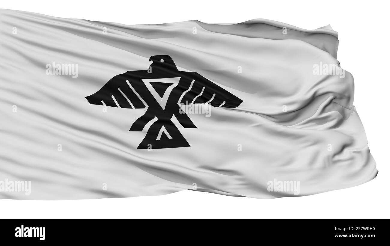Anishinabe Indian Flag, Isolated On White Background Stock Photo - Alamy