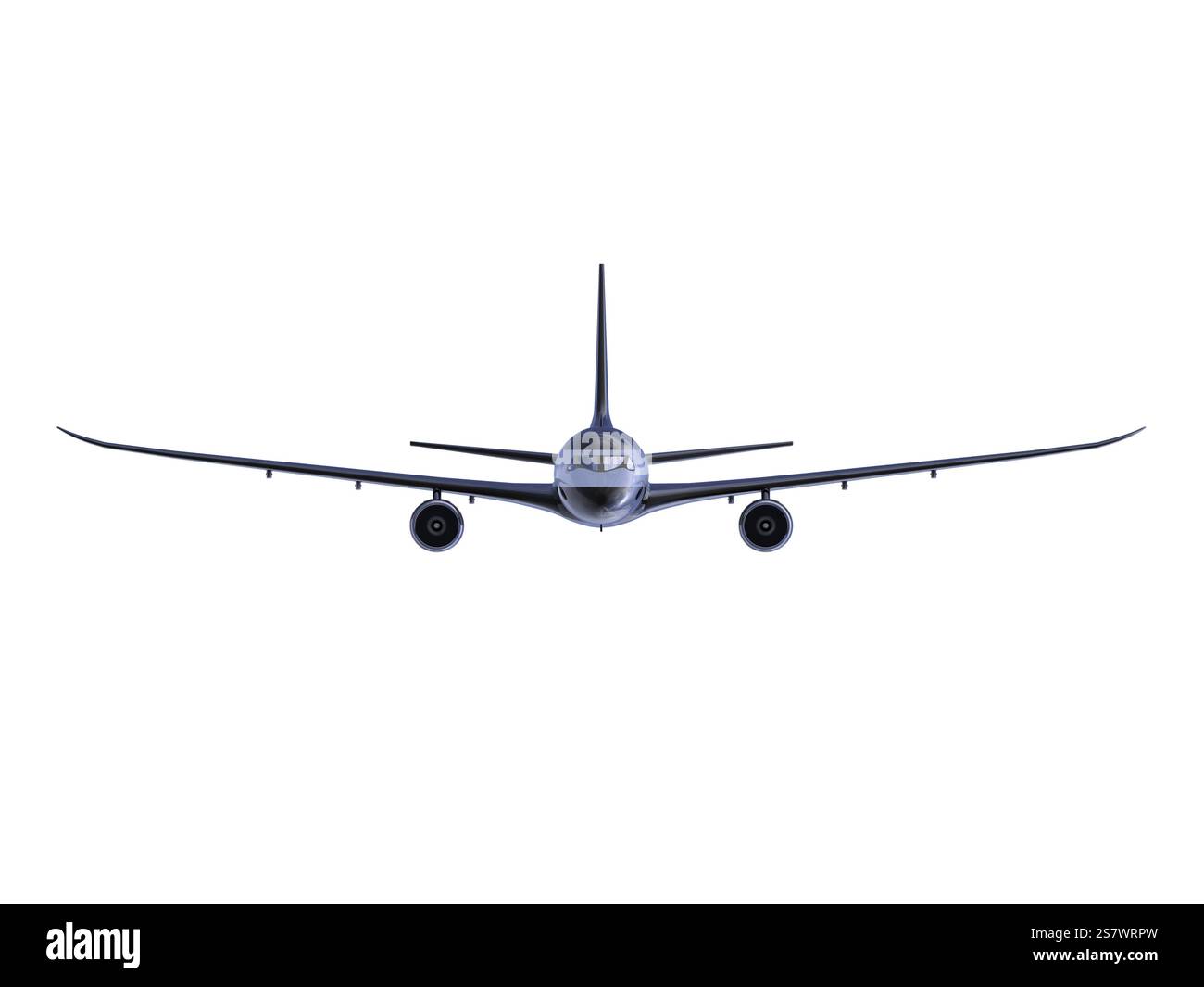 Isolated black airplane over white background Stock Photo - Alamy