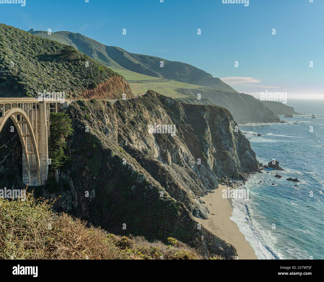 The iconic Bixby Creek Bridge and breathtaking coastal views of Point ...