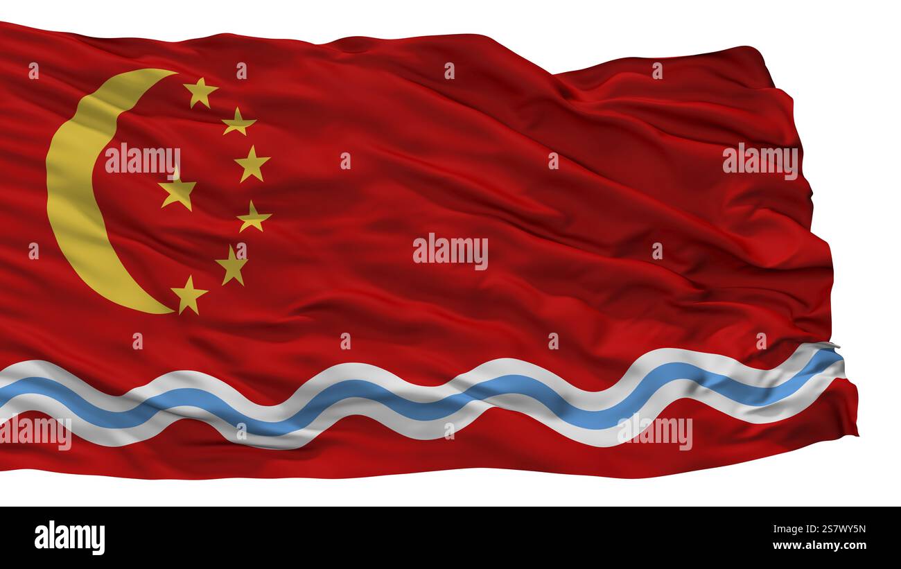 Batken City Flag, Country Kyrgyzstan, Isolated On White Background ...