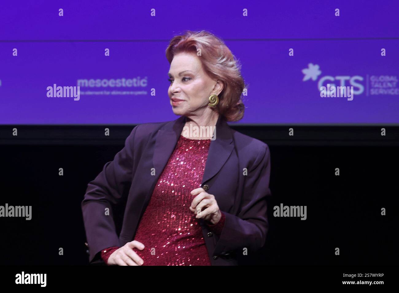 Singer Paloma San Basilio poses during the presentation of the next ...