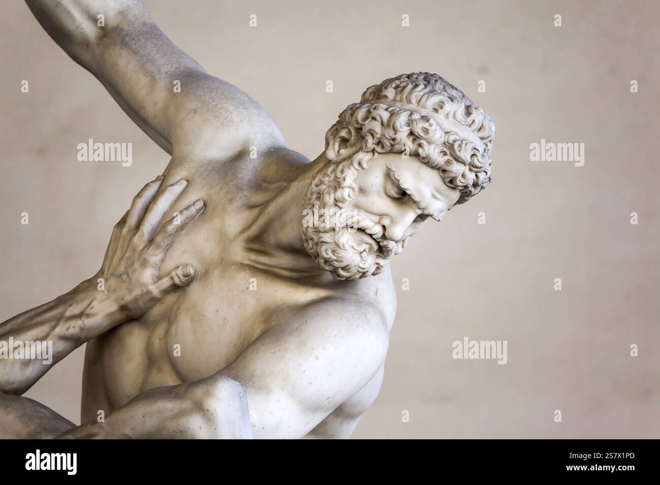 An image of Hercules Beating the Centaur Nessus Stock Photo - Alamy