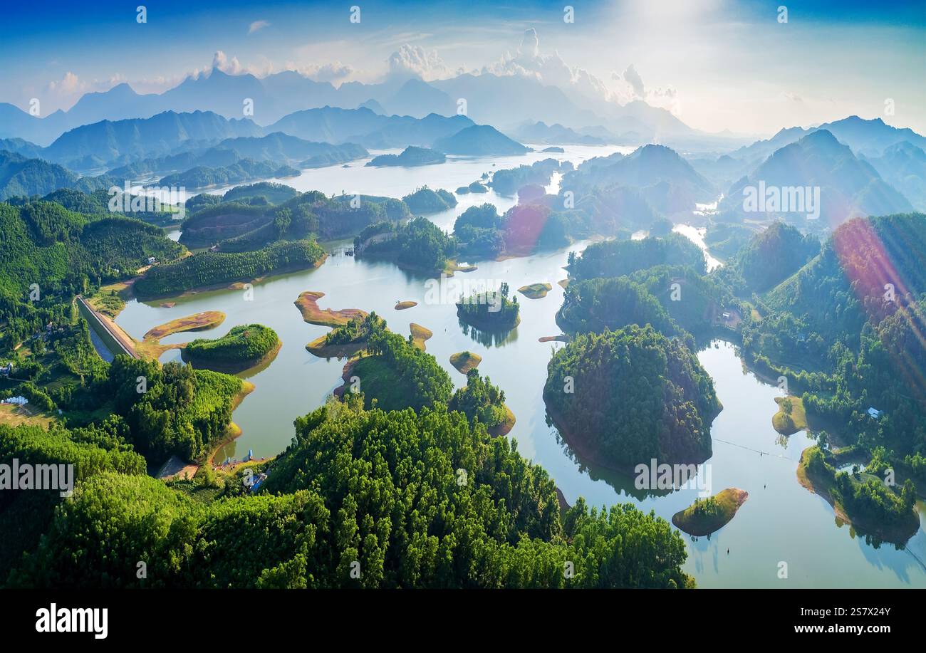 Nui Coc Lake, often referred to as the "Ha Long Bay on land," is a ...