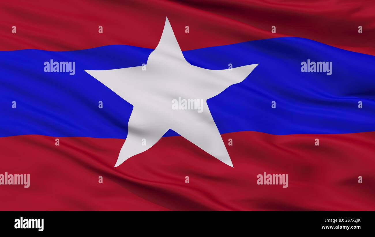 Myanmar Army Flag, Closeup View Stock Photo - Alamy