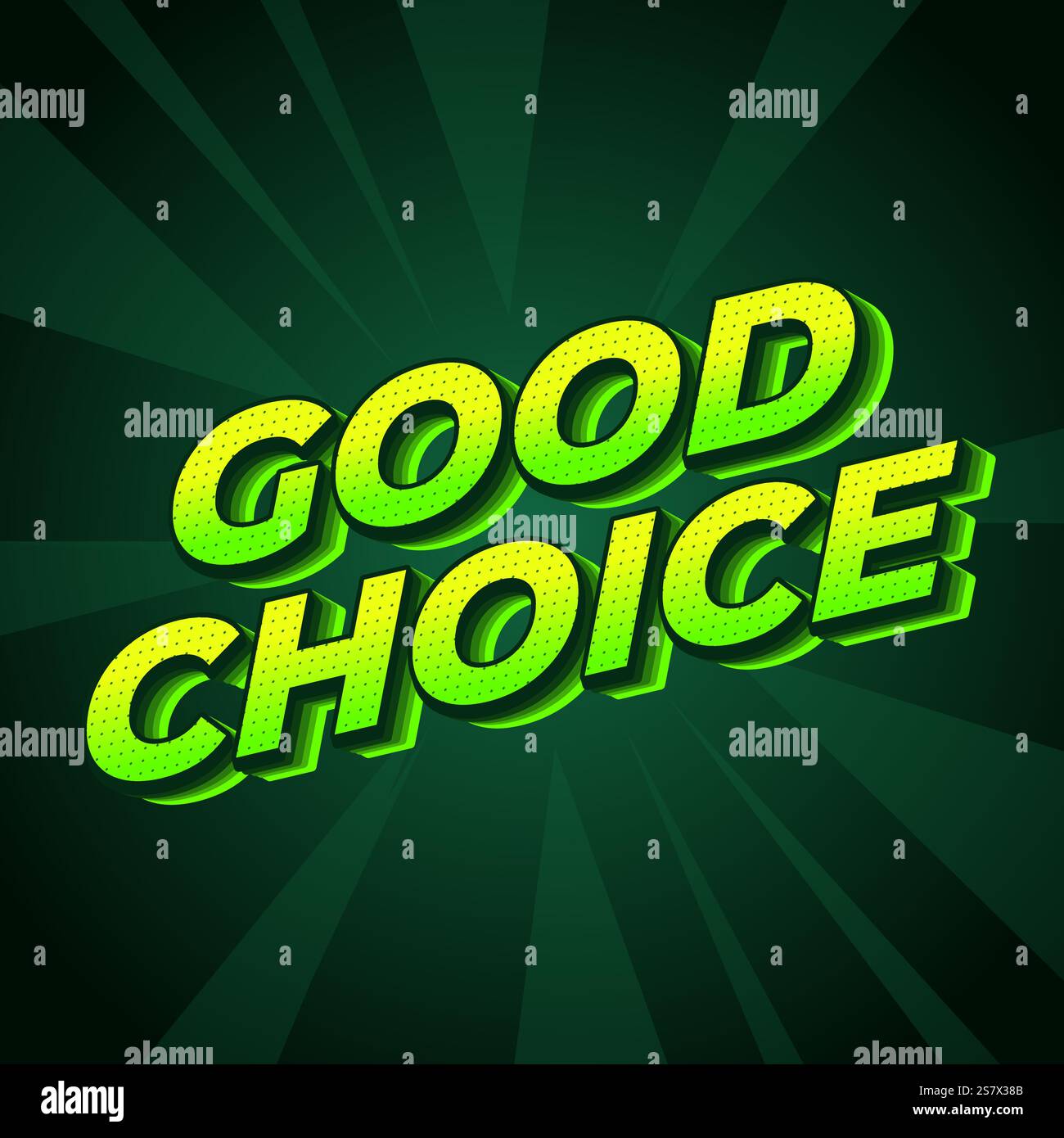 Good choice. text effect design for social media ads purpose Stock ...