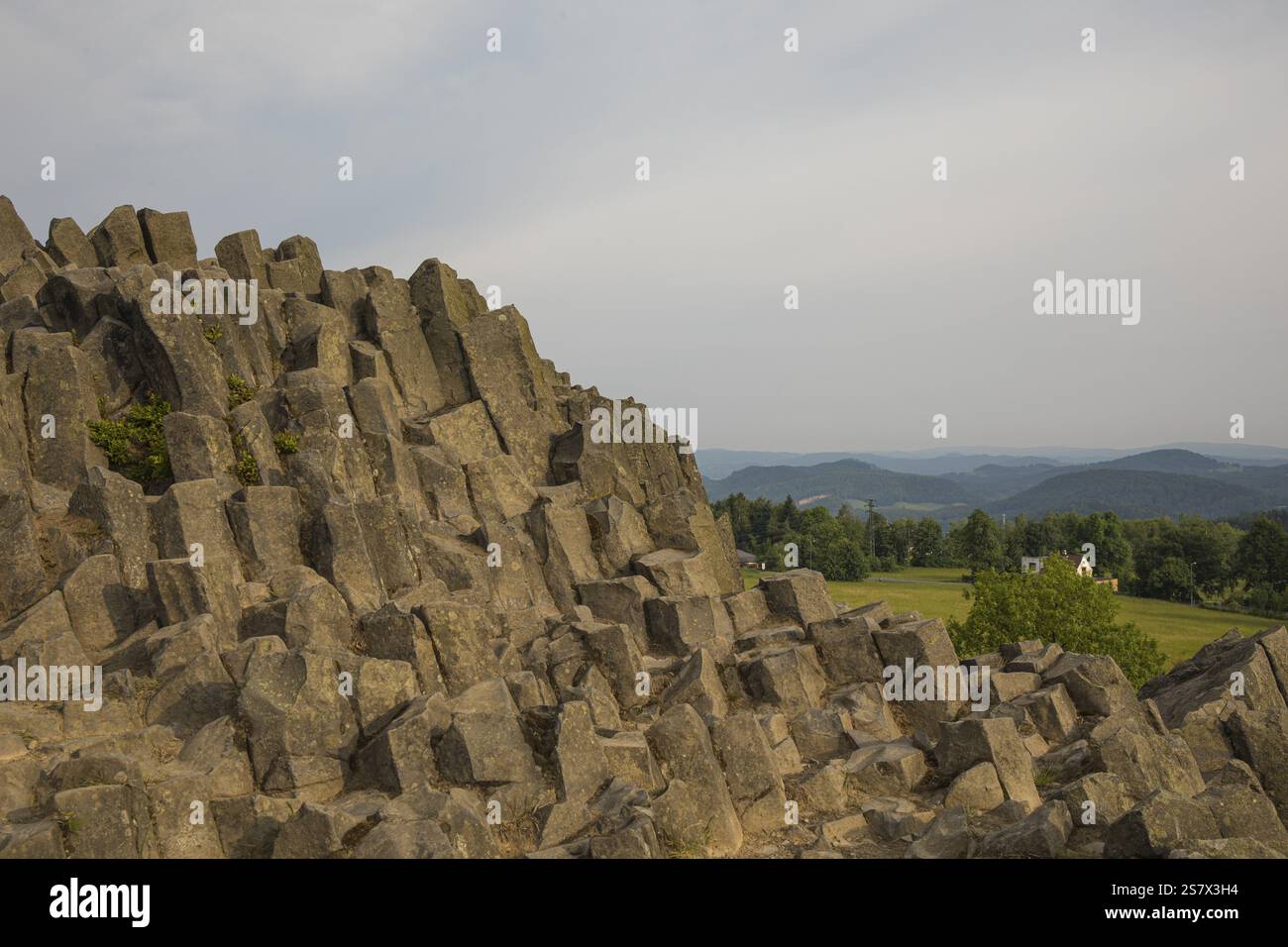 Panska skala, (Mansion/Manor Rock) also called the Varhany (Organ) is ...