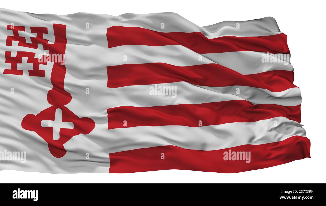 Soest City Flag, Country Germany, Isolated On White Background Stock ...