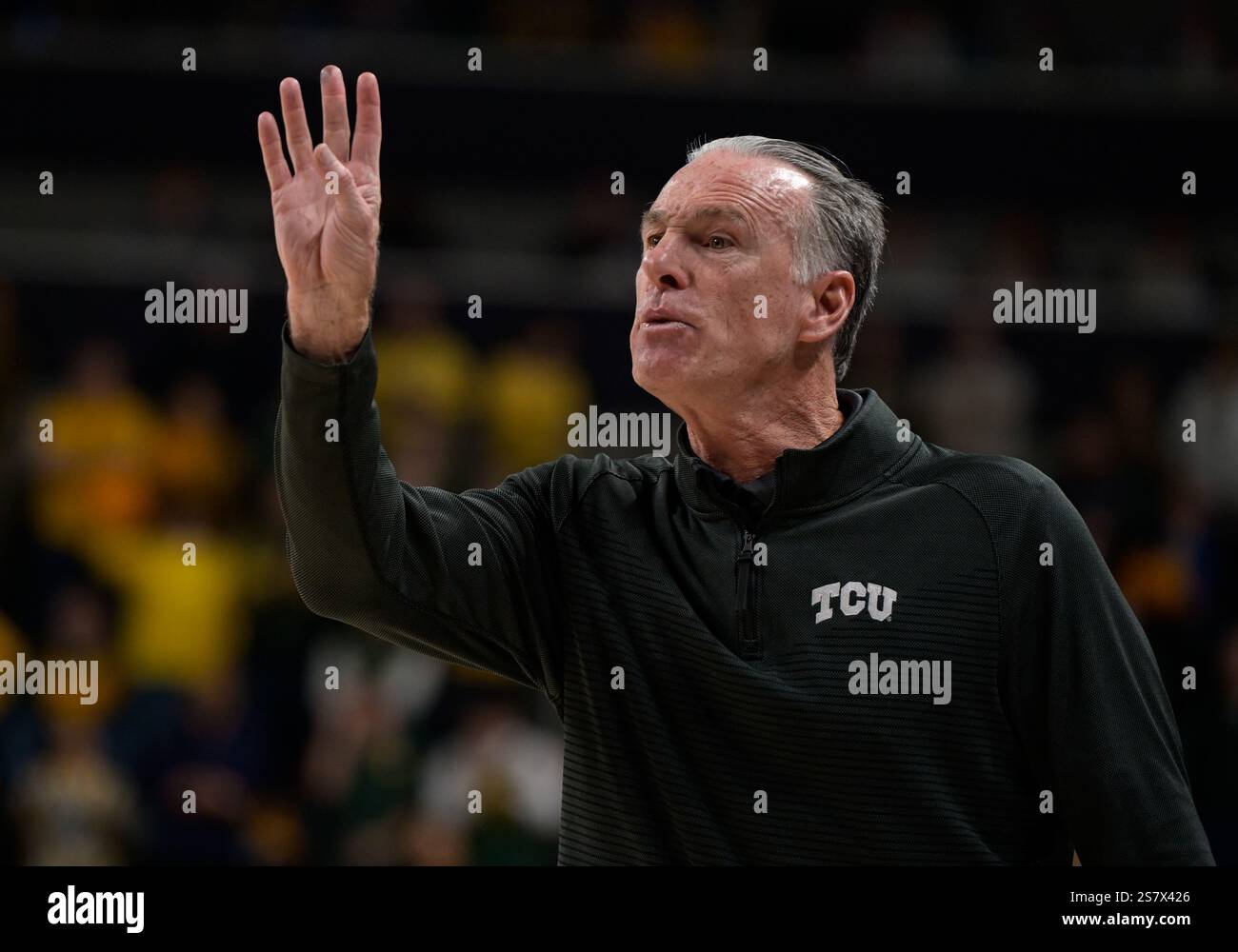 Waco, Texas, USA. 24th Jan, 2025. TCU Horned Frogs head coach Jamie ...