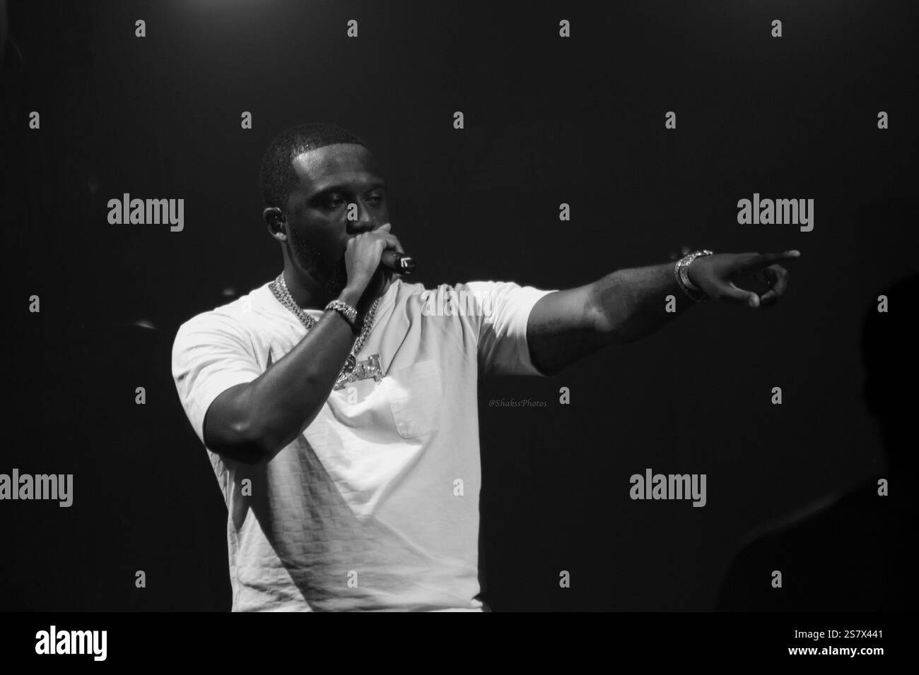 British Rapper Headie One performing live at SSE Wemblew on 27th ...