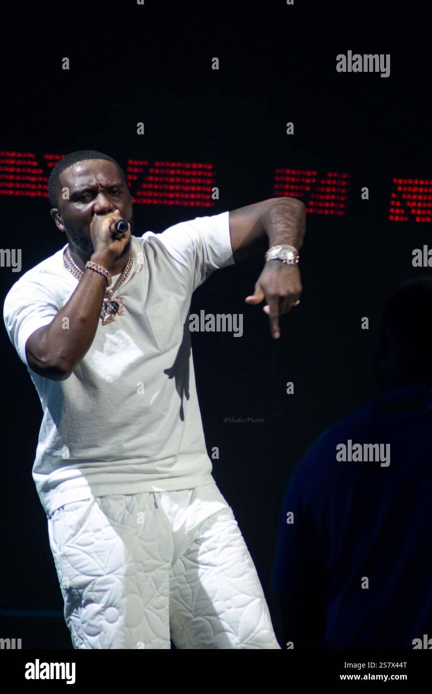 British Rapper Headie One performing live at SSE Wemblew on 27th ...