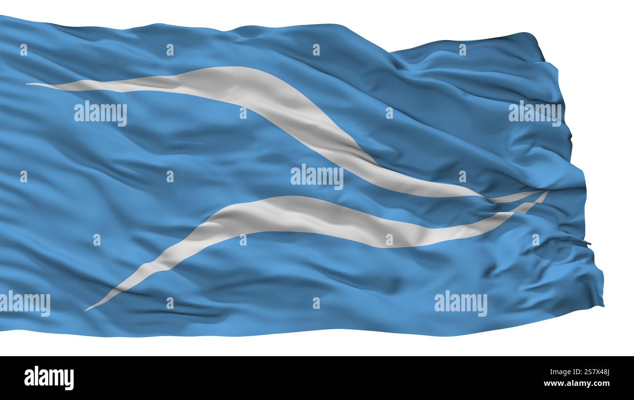 Neuquen City Flag, Country Argentina, Isolated On White Background ...