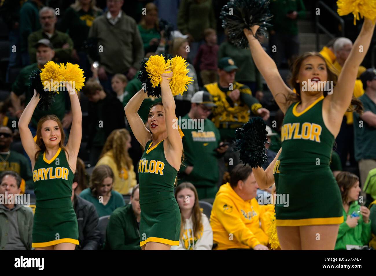 Waco, Texas, USA. 24th Jan, 2025. Baylor Bears cheerleaders during the ...