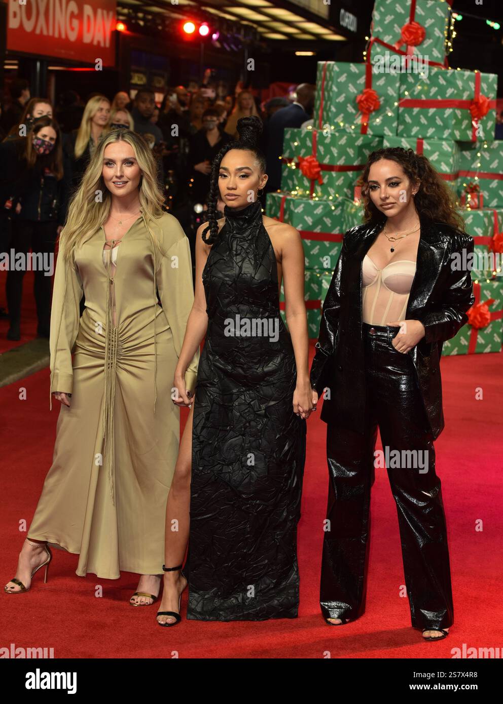 Perrie Edwards, Leigh-Anne Pinnock and Jade Thirwell attends 'Boxing ...