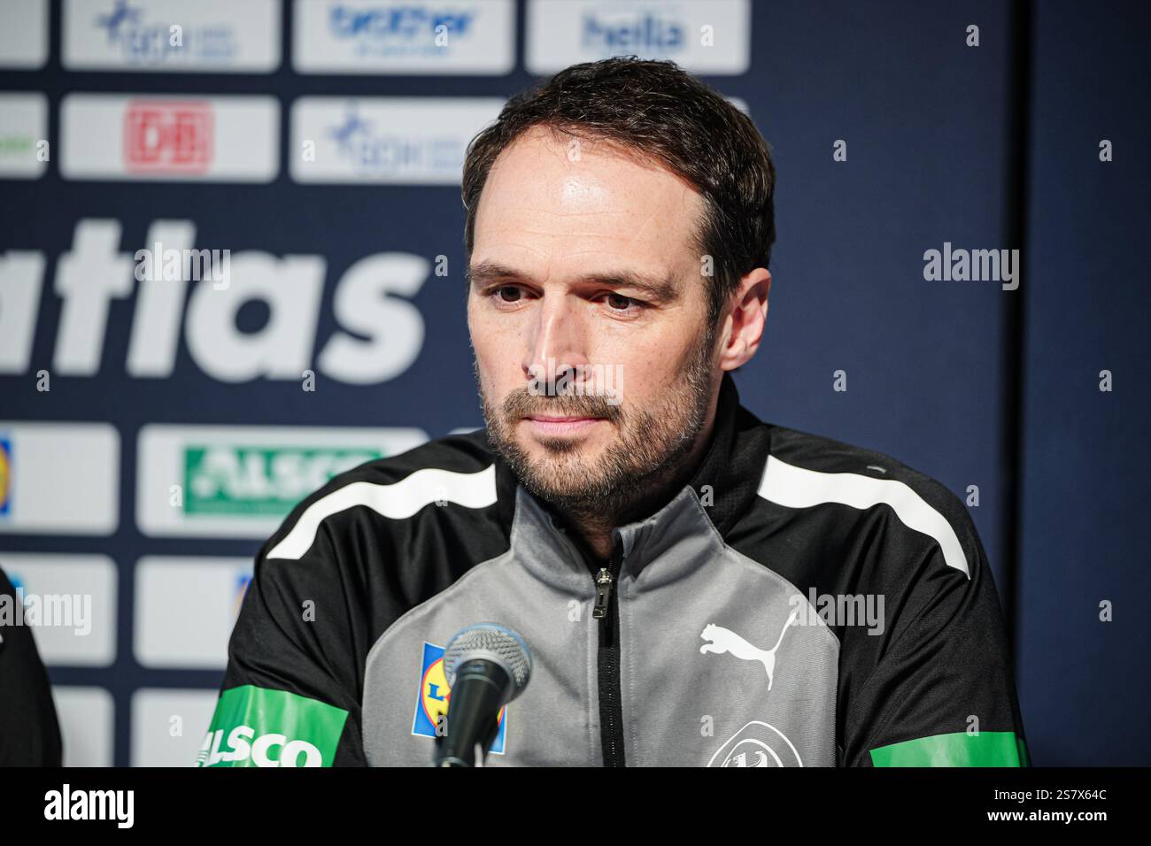 Benjamin Chatton (Deutschland, Manager) DEN, Pressekonferenz ...
