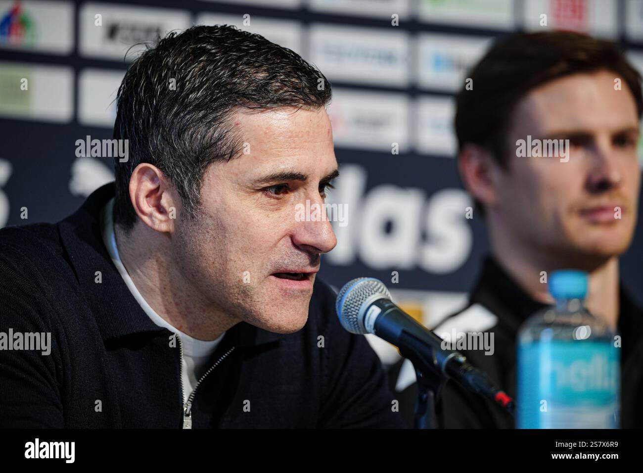 Ingo Meckes (Deutschland, Sportvorstand) DEN, Pressekonferenz ...